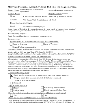 Fillable Online State Of Maryland 2022 Bond Initiative Fact Sheet Fax ...