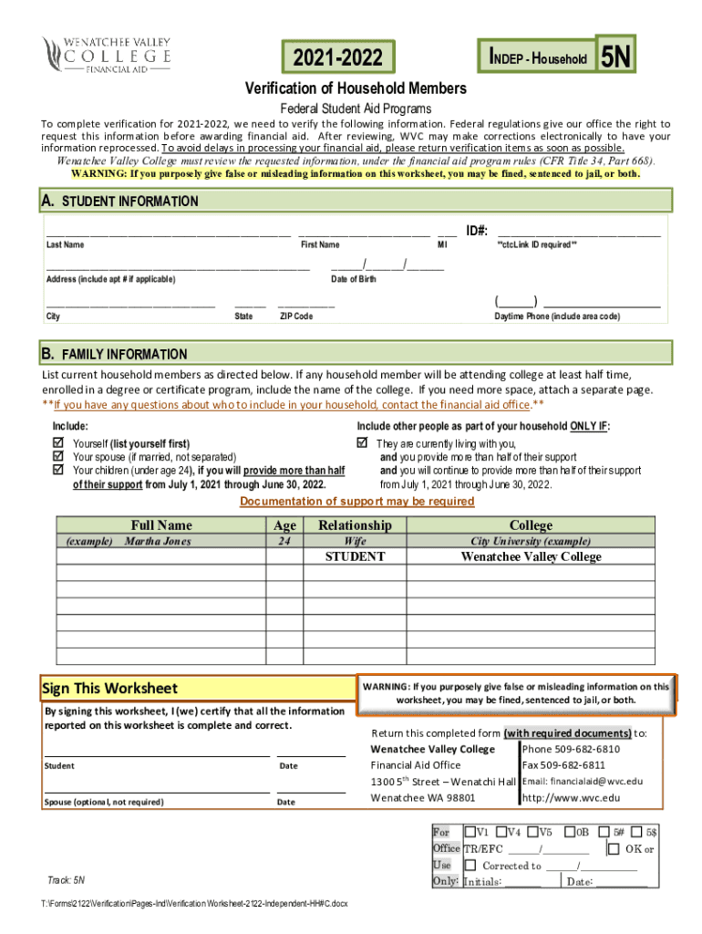 Fillable Online students.asu.eduformshhs-verification-indep20202021 ...