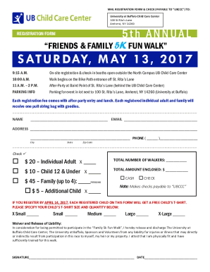 Fillable Online www.buffalo.educontentdamREGISTRATION FORM Family Fall ...