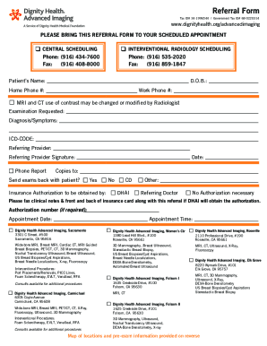 Fillable Online DHAI-General Imaging Referral Form Fax Email Print ...