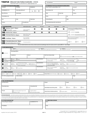 Fillable Online www.tempus.com wp-content uploadsREQUISITION FORM ...