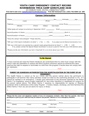 Fillable Online nbc.ymca.ca wp-content uploadsLicensed Summer Club ...