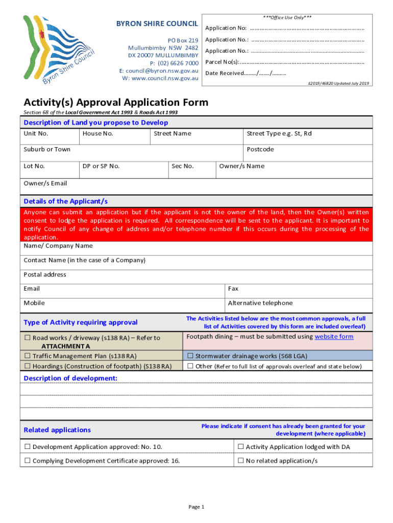 Fillable Online www.byron.nsw.gov.auCouncilForms-andWater Pressure Certificate - Byron Shire ...