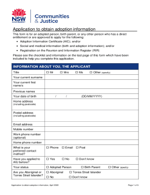 Fillable Online How to Get Birth Certificate if Adopted - US BirthApplying for adoption ...