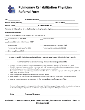 Fillable Online www.fchtexas.com02ReferralPulmonary Rehabilitation Physician Referral Form Fax ...
