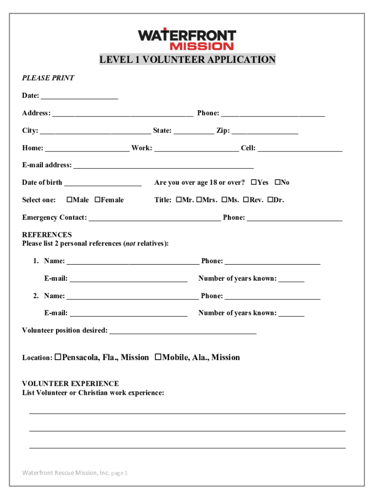 Fillable Online Level 1 Application HONOR STATEMENT Agreement Release ...