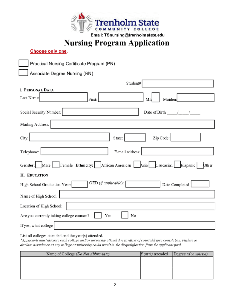 Fillable Online How to Apply to Nursing - Tarrant County College Fax ...