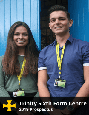 Fillable Online Trinity Sixth Form Prospectus by Trinity School - Issuu ...