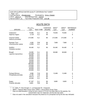 Fillable Online www.epa.govwqcnational-recommended-waterNational ...