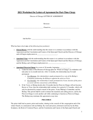 Fillable Online Minister housing allowance worksheet 2021. RDIRECTION S ...
