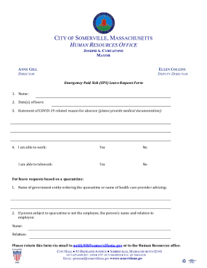 Fillable Online EPS Leave Request Form Fax Email Print - pdfFiller