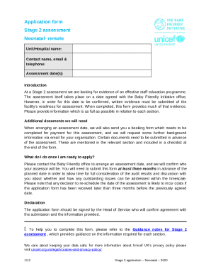 Application Stage 2 assessmentneonatal. Application Stage 2 assessmentneonatal Doc Template ...