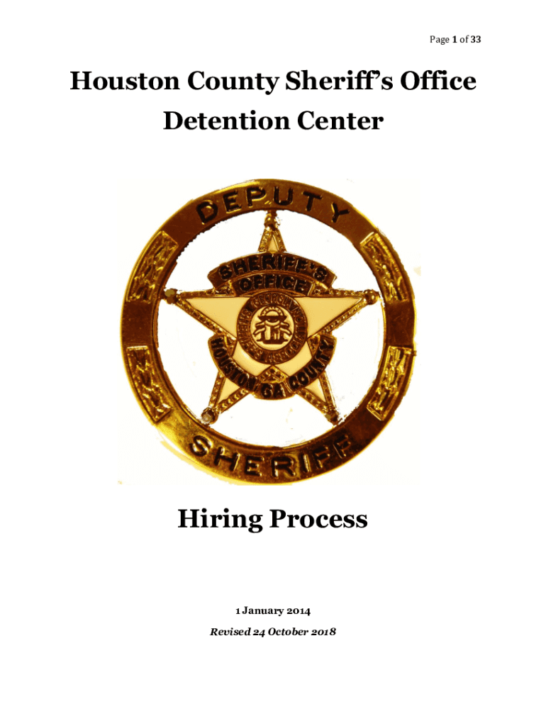 Fillable Online Fillable Online BCSO announces new hire of ...