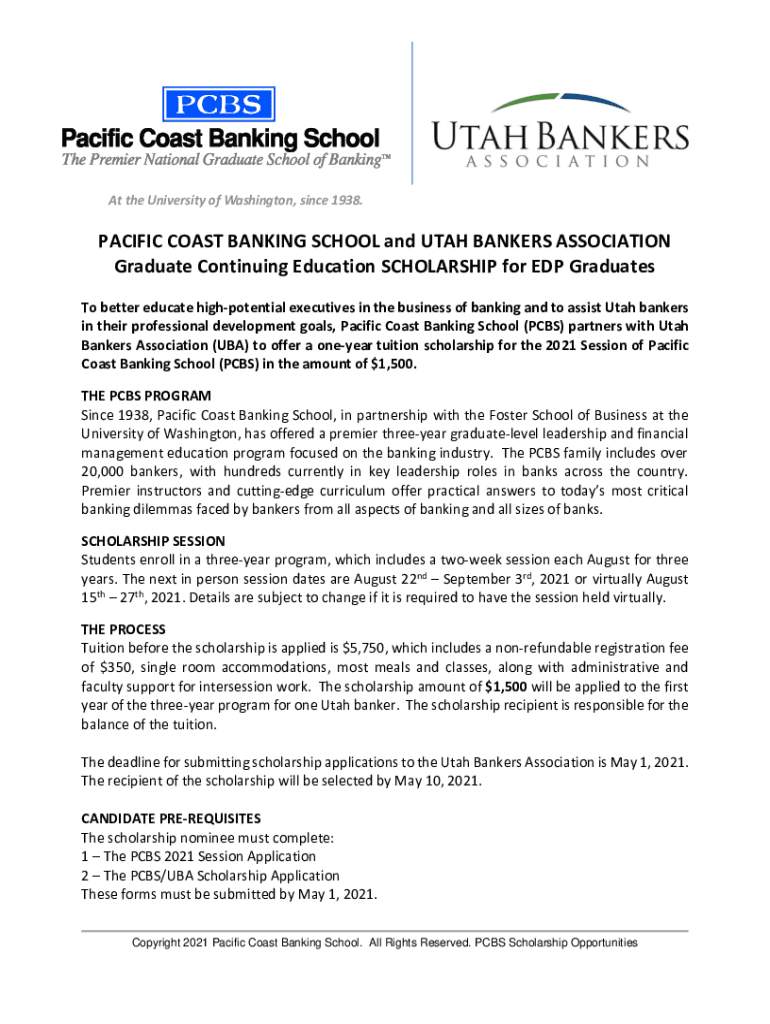 Fillable Online www.thepcbs.orguniversity-of-washingtonUniversity of ...