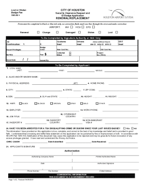 Fillable Online Fillable Online ID Badge Replacement Request Form - Edl ...