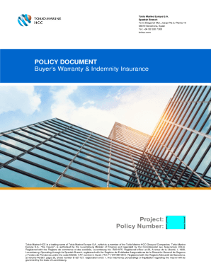 Fillable Online POLICY DOCUMENT COMMERCIAL CRIME INSURANCE POLICY ...