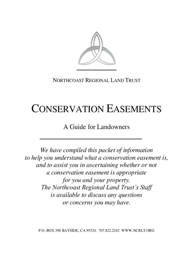 Fillable Online Fillable Online Your Conservation Easement: A Landowner ...
