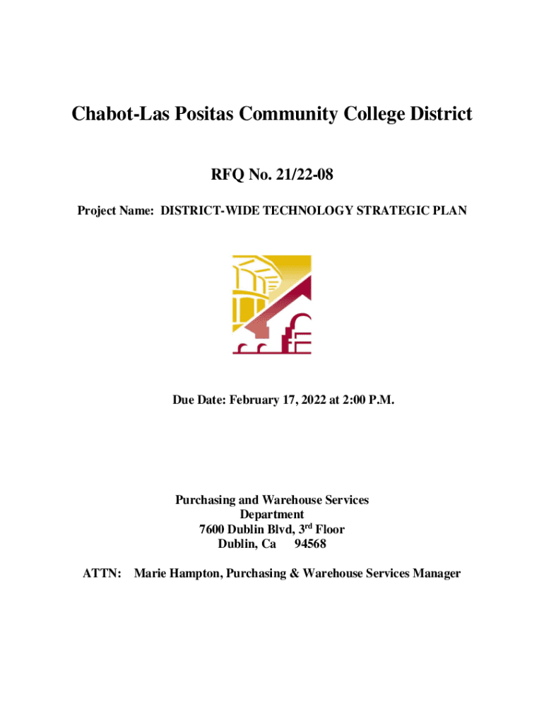 Fillable Online Chabot-Las Positas Community College District Project ... Fax Email Print ...