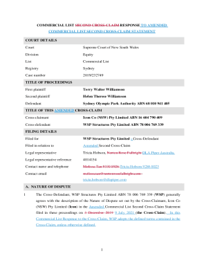 Fillable Online www.supremecourt.justice.nsw.gov.auDocumentsRESPONSE TO ...