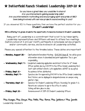 Fillable Online Building Student Leadership in the Classroom - CU ...