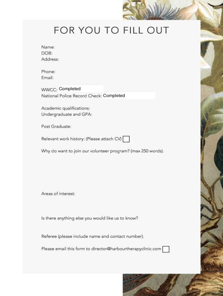 Fillable Online HTC Application Form Fax Email Print - pdfFiller