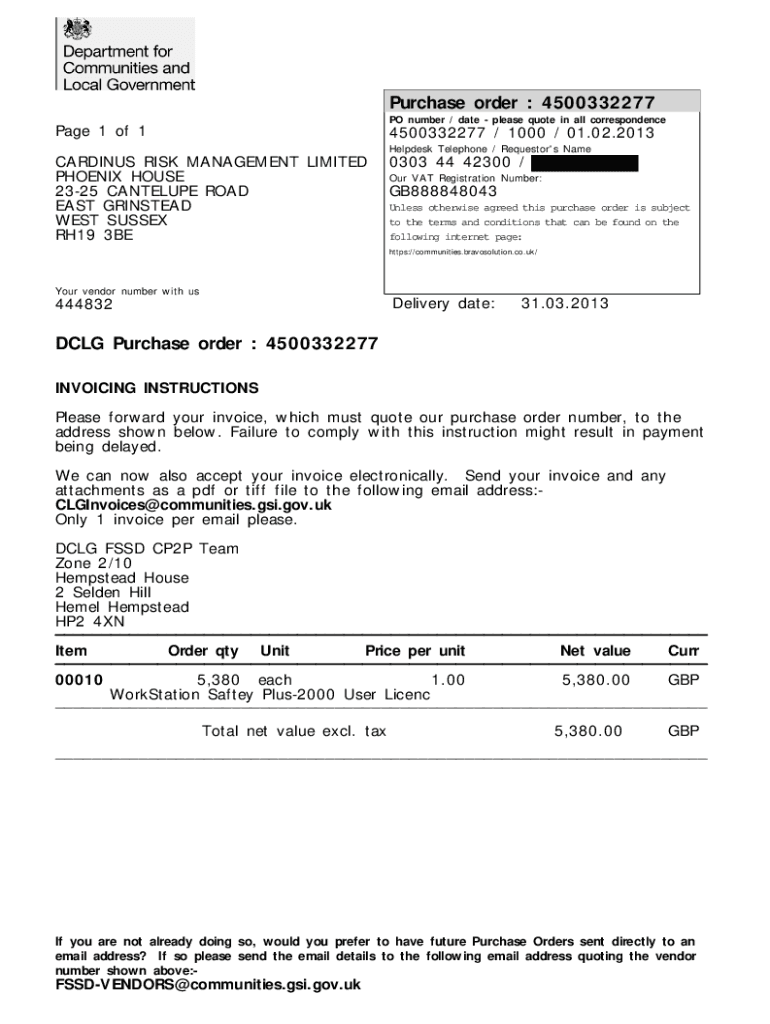 Fillable Online Purchase Order Report Detailed PO Number PO Date Supplier ... Fax Email Print ...