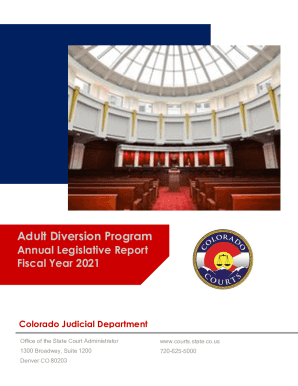 Fillable Online Adult Diversion Program - courts.state.co.us Fax Email Print - pdfFiller