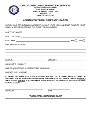 Fillable Online ACH PAYMENT FORM.doc Fax Email Print - pdfFiller