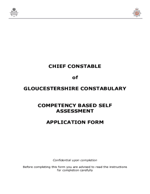 Fillable Online Chief Constable application form Fax Email Print ...