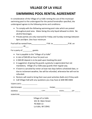 Fillable Online www.lawinsider.comclauseswimming-pool-rentalSwimming ...