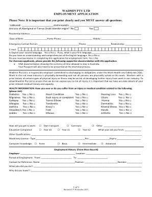 Fillable Online Pre Employment Form Template - recordatrack.com Fax ...
