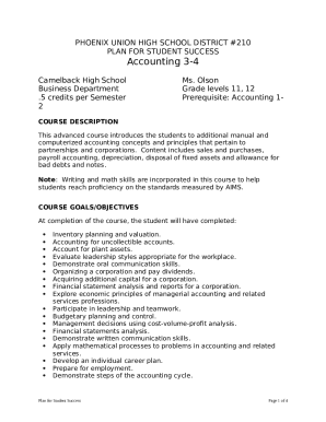 PDF Phoenix Union High School District - COURSE CATALOG Doc Template ...