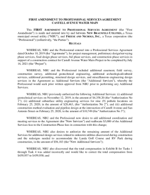 Fillable Online www.lawinsider.comclausefirst-amendment-agreementFIRST AMENDMENT AGREEMENT ...