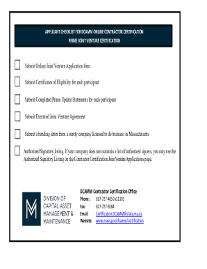 Fillable Online Submit Online Joint Venture Application form Submit ...