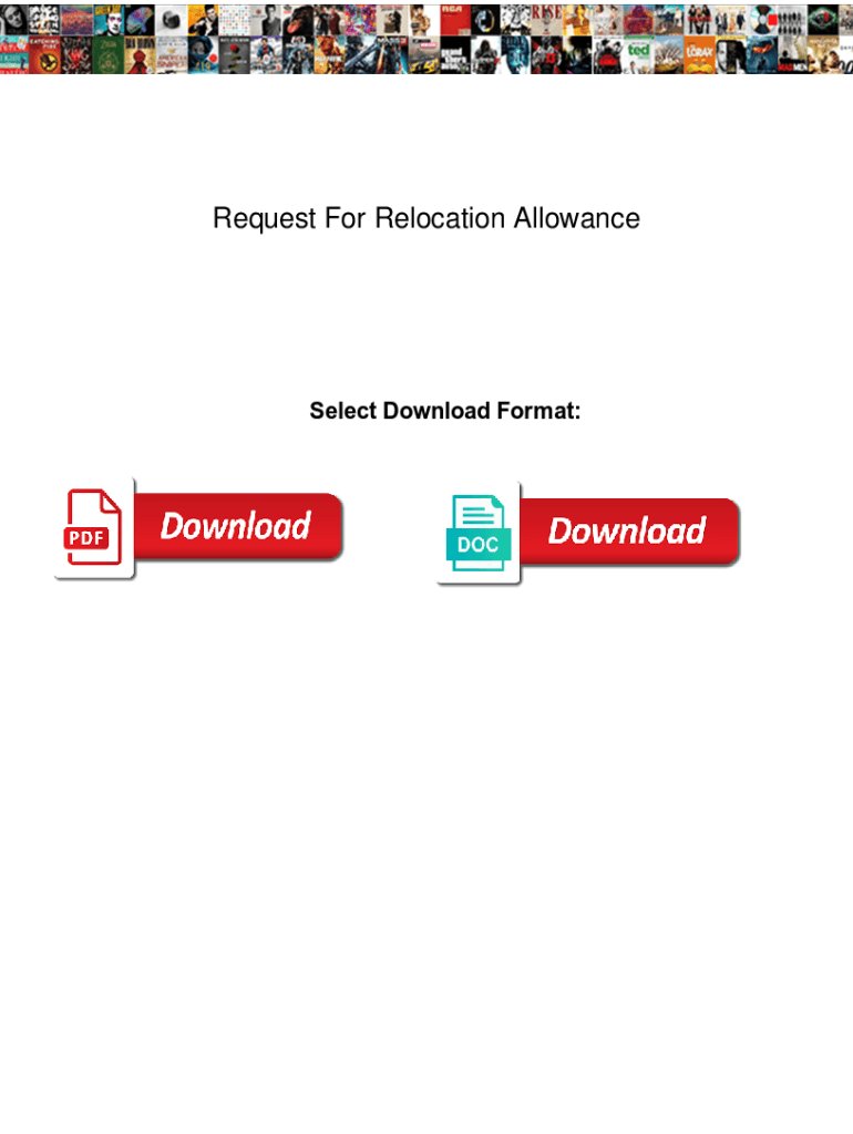 Fillable Online www.lawinsider.comclauserelocation-allowanceRelocation ...