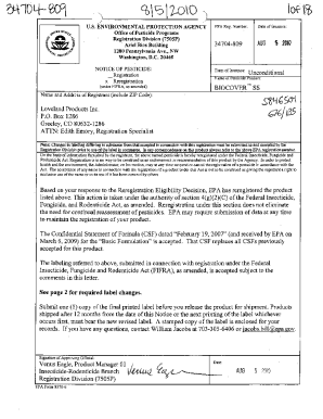 Fillable Online U.S. EPA, Pesticides, Label, BIOCOVER SS, 8/5/2010 ...