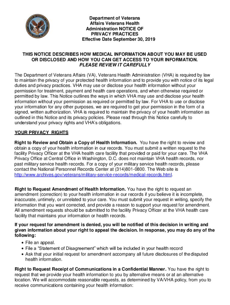 Fillable Online 4 Things You Need To Know On New VA Privacy Rules ...