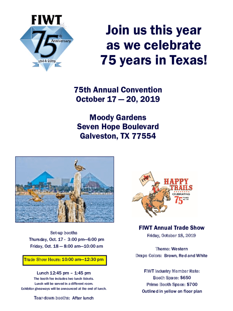 Fillable Online www.aa-swta.orgevent75th-anniversary-of-the75th ...