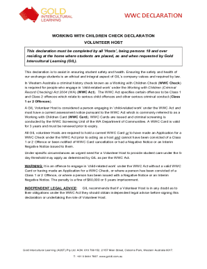 Fillable Online Apply for a Working With Children CheckService ...