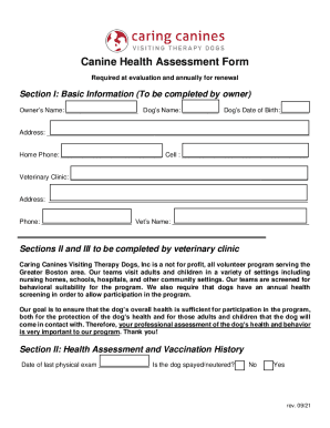 Fillable Online Pet Health Record Template - PDF TemplatesJotform Fax ...