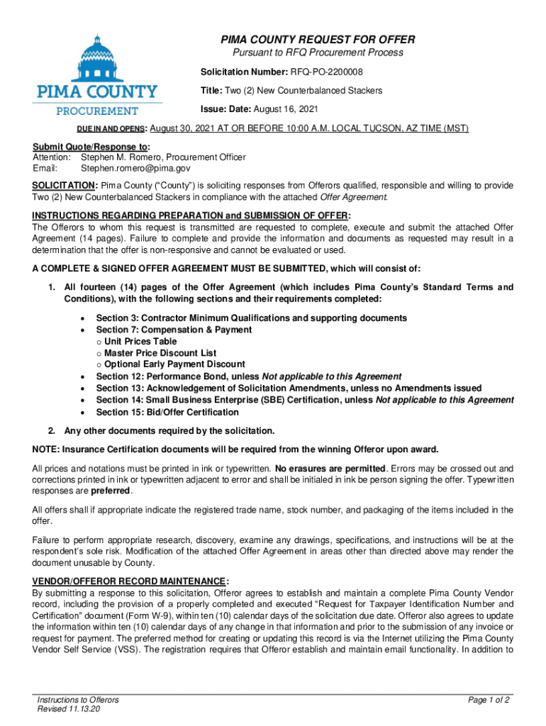 Fillable Online Purchasing Invitations for Bid/Requests for Proposal/Notice of Cancellation Fax ...