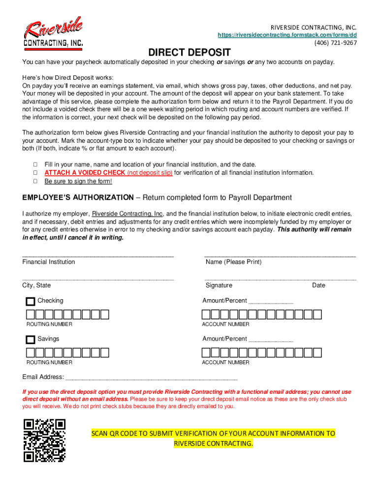 Fillable Online Printable Forms : Riverside Contracting, Inc. Fax Email ...