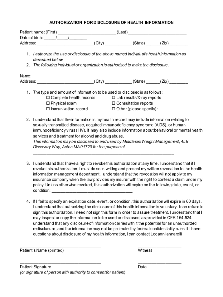 Fillable Online healthcare.msu.eduassetsdocumentsPATIENT AUTHORIZATION ...