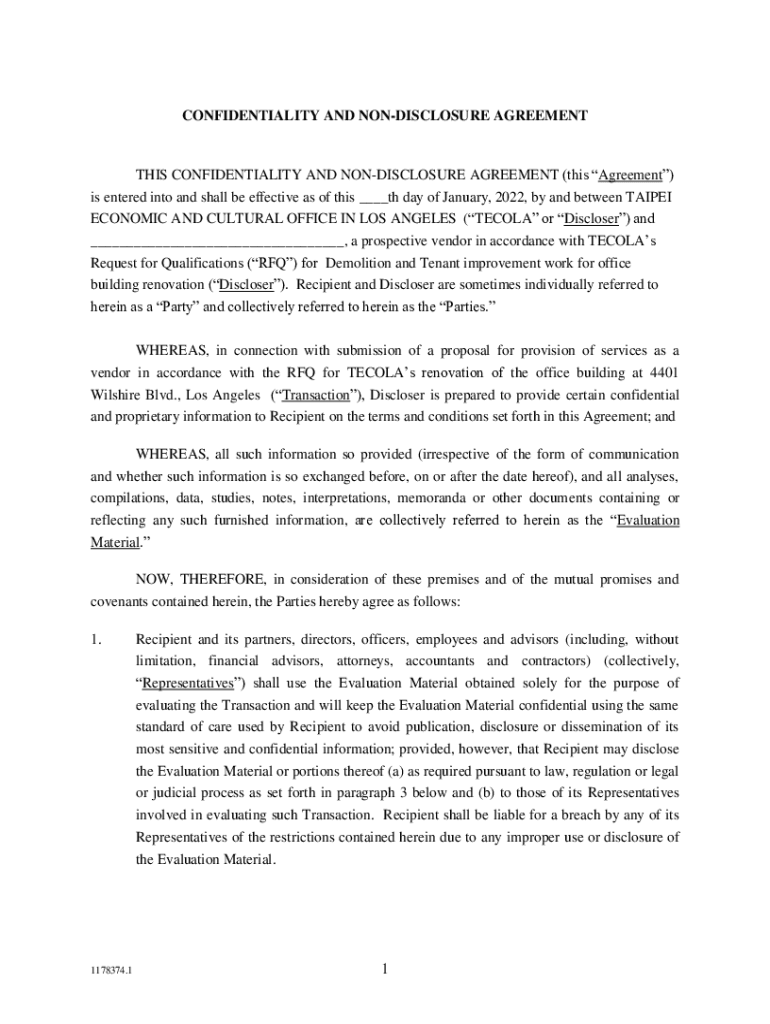 Fillable Online www.lawinsider.comclauseconfidentiality ...