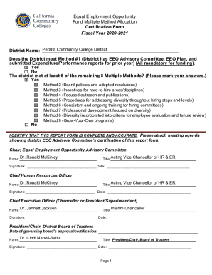 Fillable Online 07-27-21 Equal Employment Opportunity Fund Multiple ...