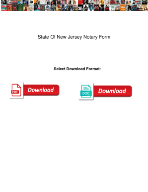 Fillable Online medilife edu State Of New Jersey Notary Form. State Of ...