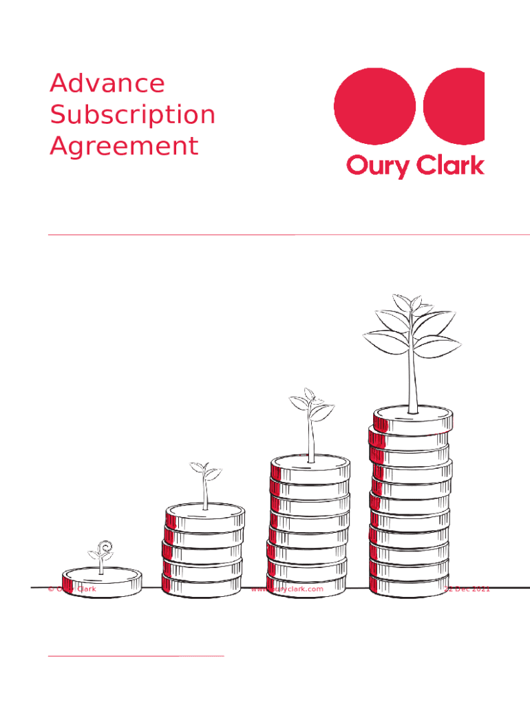 ADVANCE SUBSCRIPTION AGREEMENT DATED PARTIES Subscriber ... Doc ...