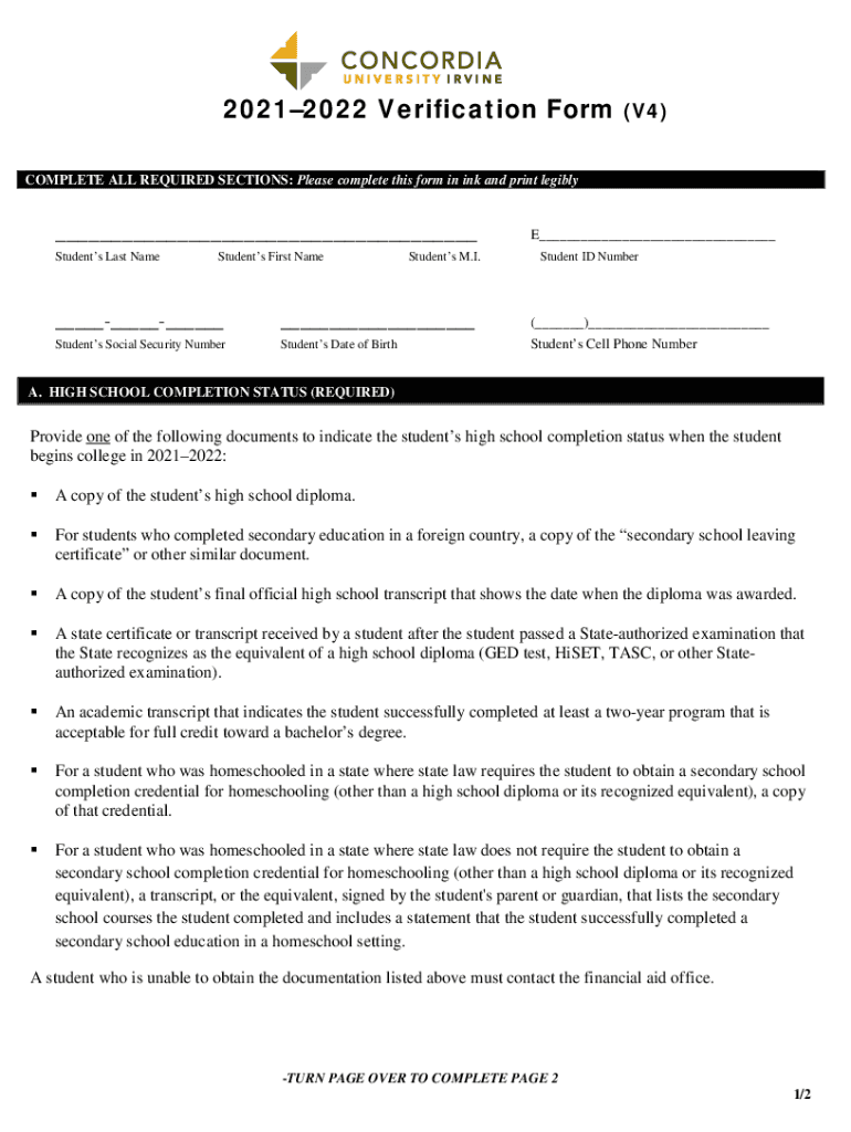 Fillable Online fill.ioA-I-RSITY-ARKANSAS-20212022-VerificationFill ...