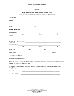 Fillable Online www.marietta-city.orgcmslibAppendix A Hospital ...