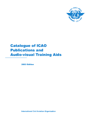 Fillable Online Standard ICAO Template Fax Email Print - pdfFiller